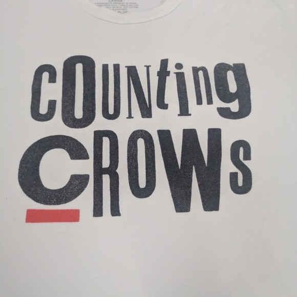 Counting Crows | Shirts | Counting Crows Concert Tee Nwot White With ...